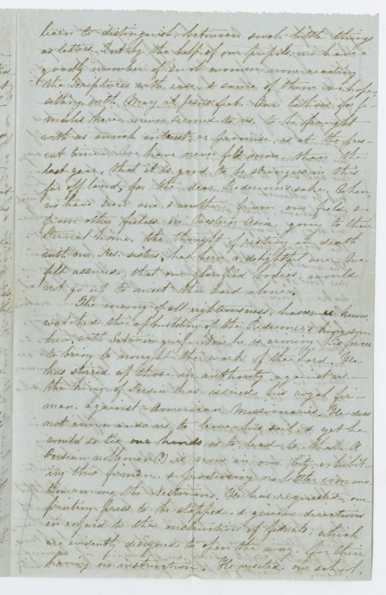 Fidelia Fiske’s Letters – Alumnae Association