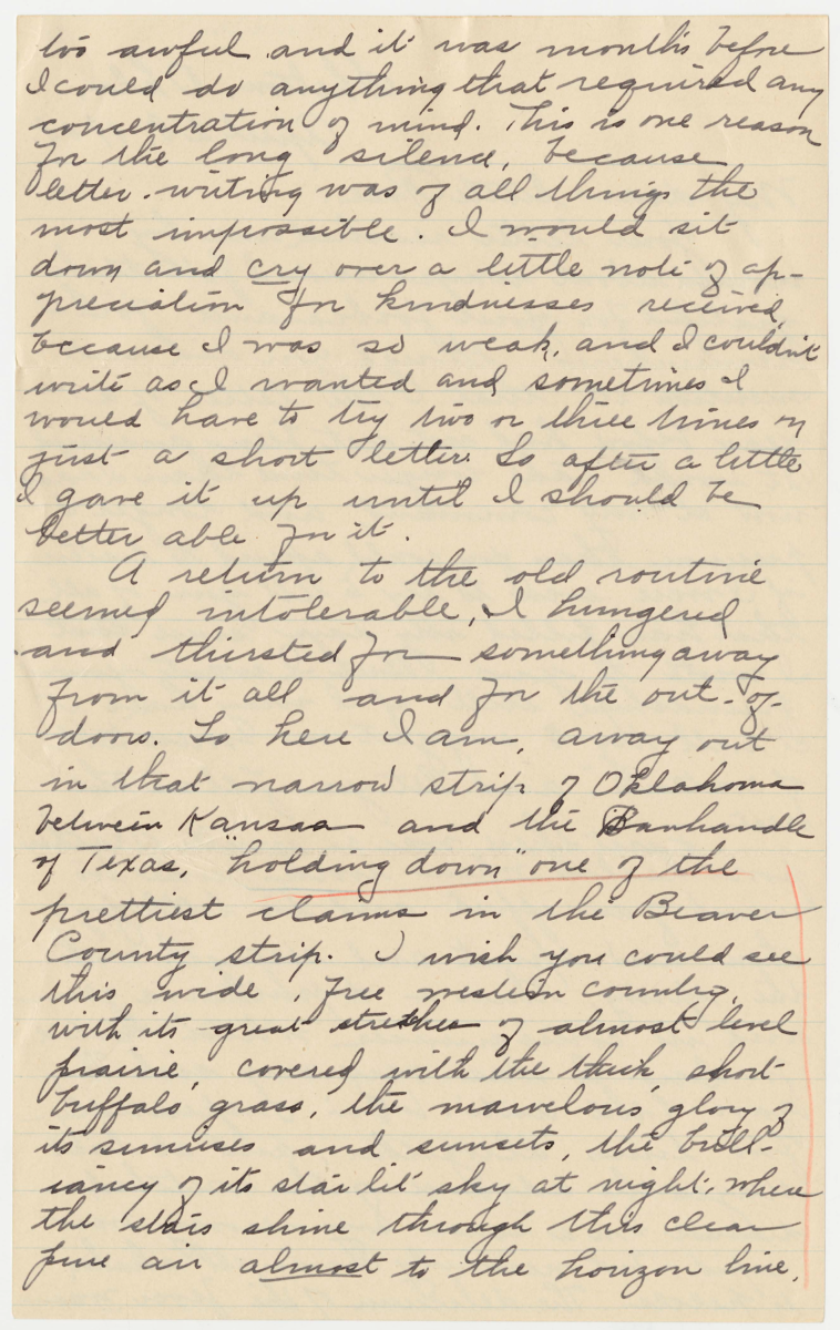 Letters from the Dust Bowl – Alumnae Association