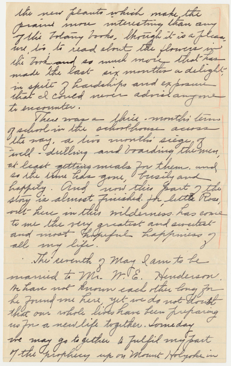 Letters from the Dust Bowl – Alumnae Association